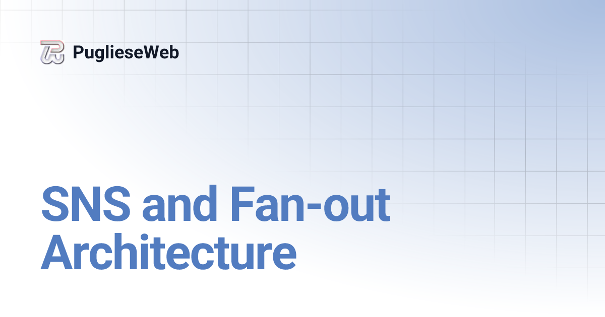 SNS and Fan-out Architecture | PuglieseWeb