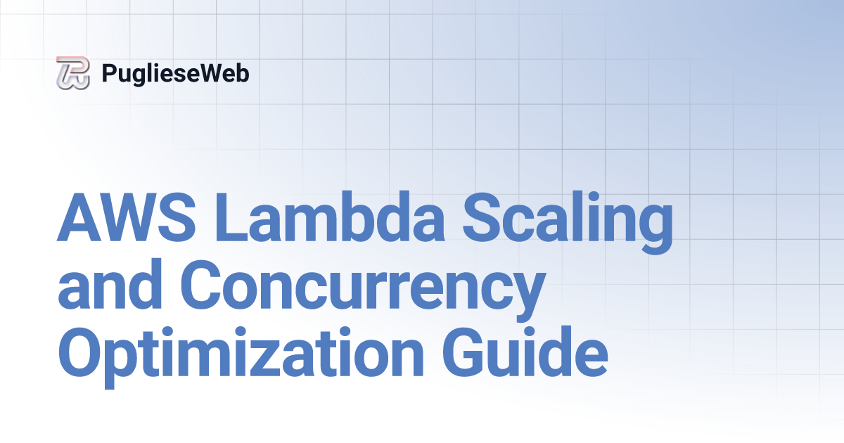 Aws Lambda Scaling And Concurrency Optimization Guide Puglieseweb